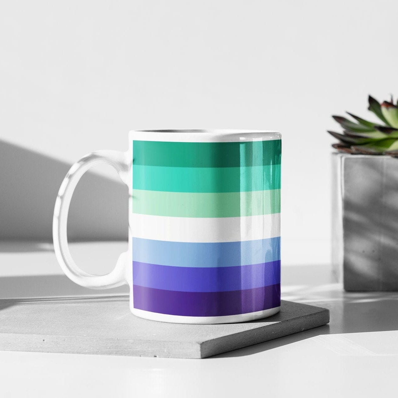 MLM Pride Flag Mug Vincian Pride Gift for Gay Man Gay - Etsy