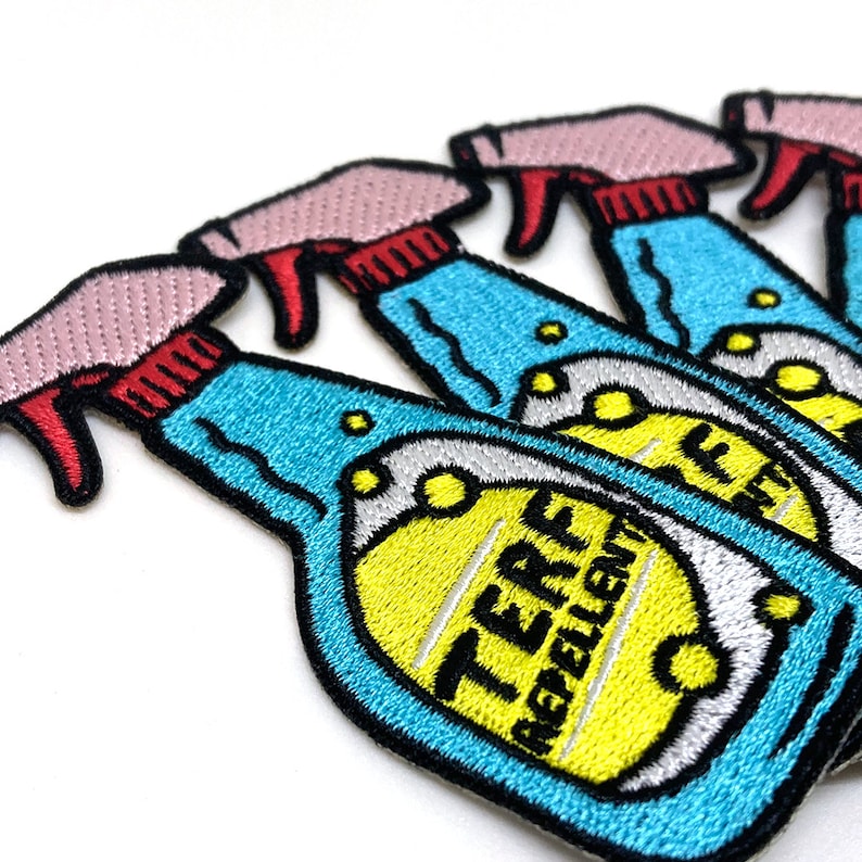 TERF Repellent Iron on Patch | Trans Rights Embroidered Patch | Queer ...