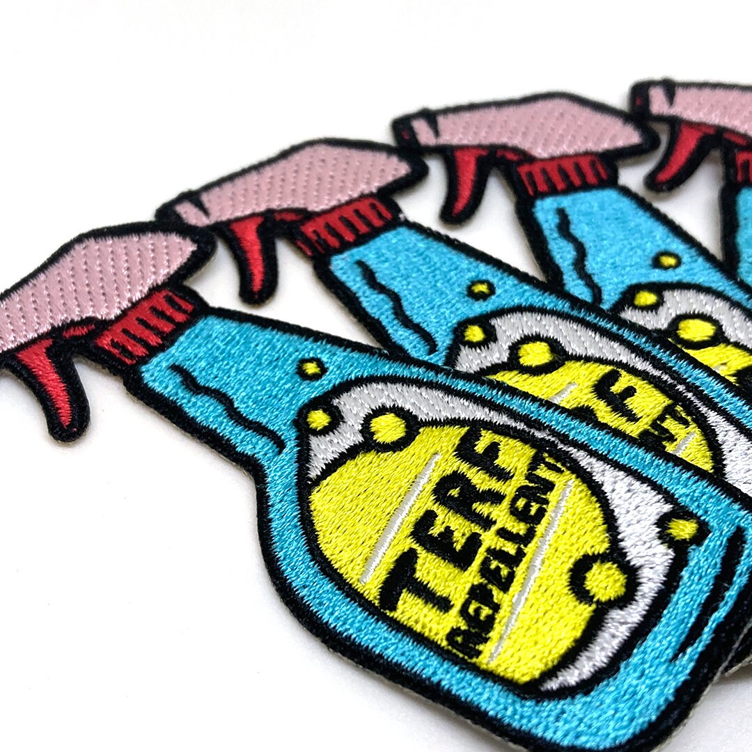 TERF Repellent Iron on Patch Trans Rights Embroidered Patch - Etsy UK