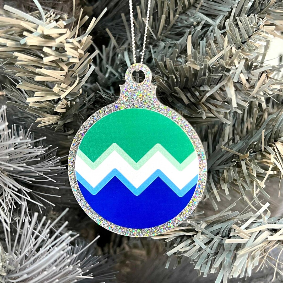 Gay Pride Flag Christmas Bauble: Glitter LGBTQ Xmas Ornament - Etsy