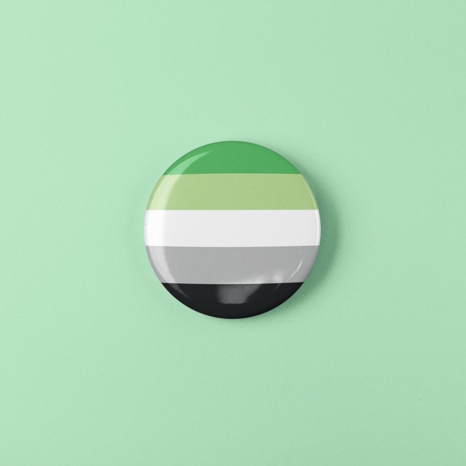 Aromantic Pride Flag Pin Badge | Aro LGBTQ+ Pride (25mm) - Etsy UK