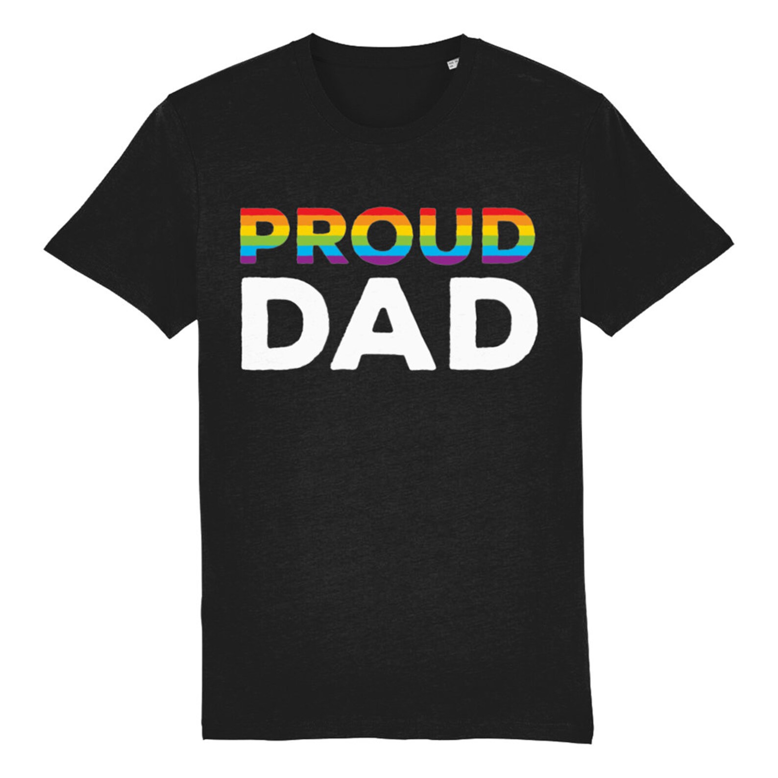 Proud Dad Pride Shirt PFLAG Rainbow Flag Pride T-shirt - Etsy
