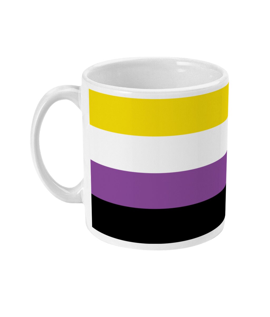 Non Binary Mug Non-binary Pride Flag Enby Pride Non | Etsy