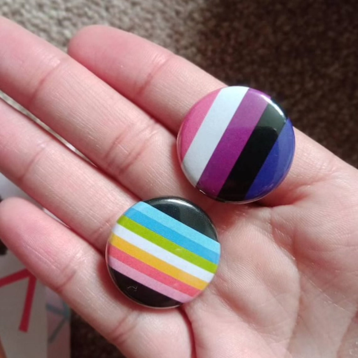 Genderfluid Pride Pin Badge | Genderfluid Flag Badge - Etsy UK