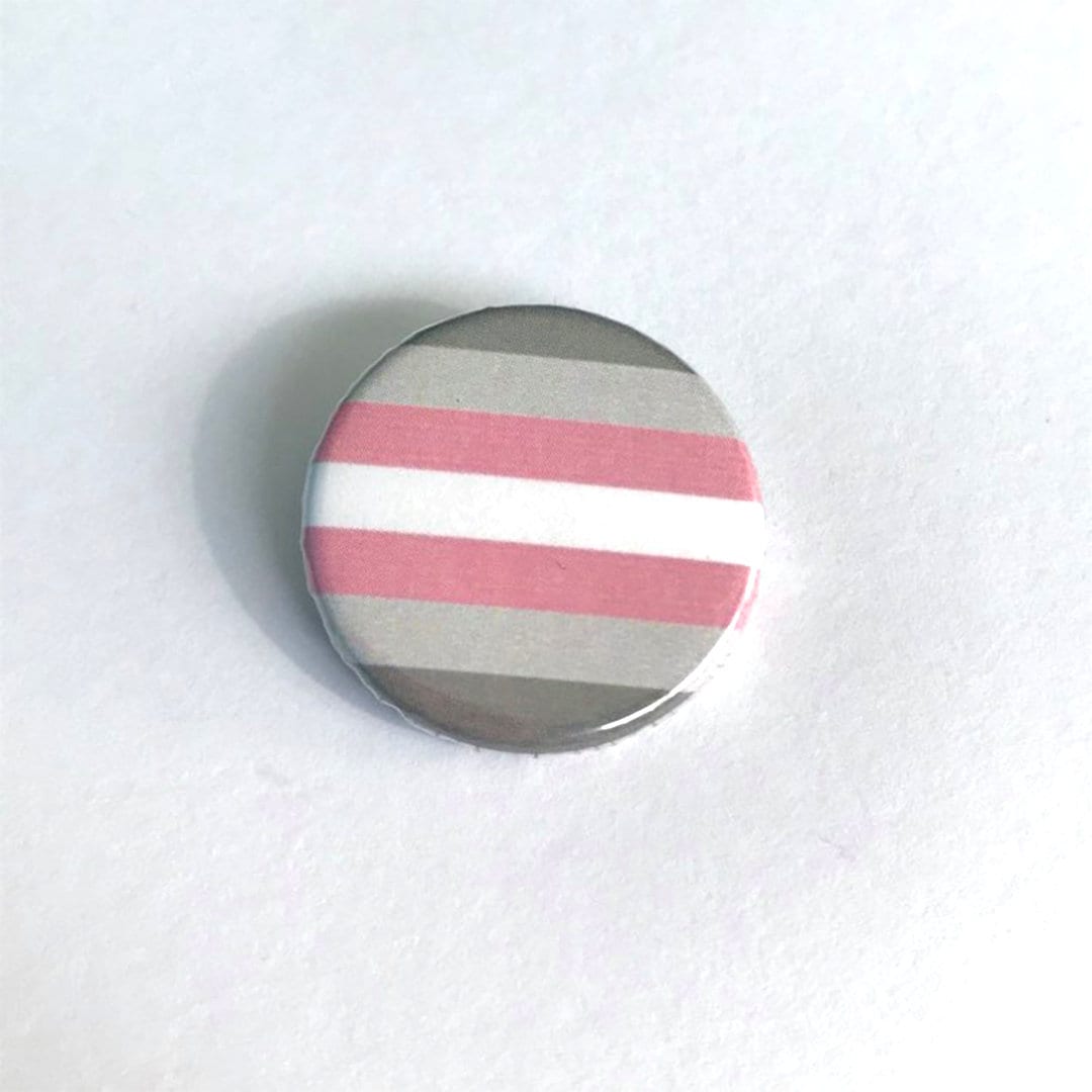 Demigirl Flag Badge | Demigirl Pride Pin Badge | Demigender LGBTQ+ ...