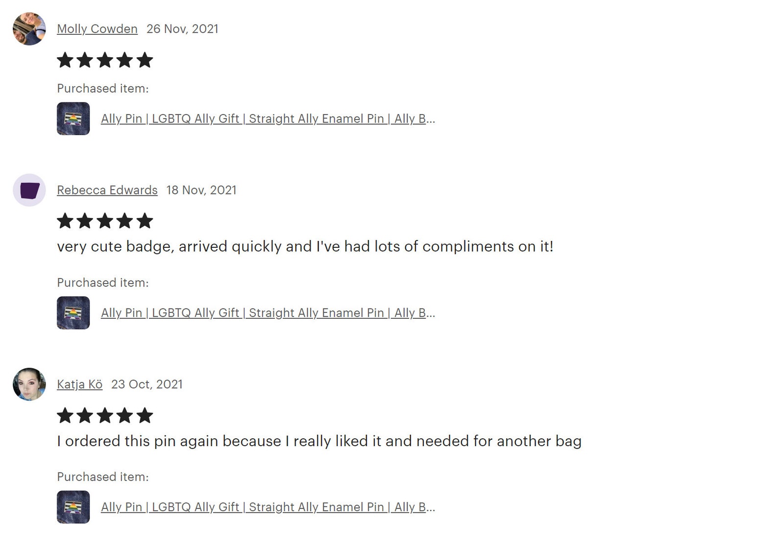 Ally Pin LGBTQ Ally Gift Straight Ally Enamel Pin Ally - Etsy