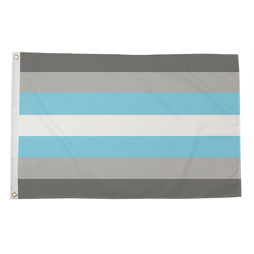 Demiboy Pride Flag Large 5ft X 3ft Pride Flag for Wall - Etsy
