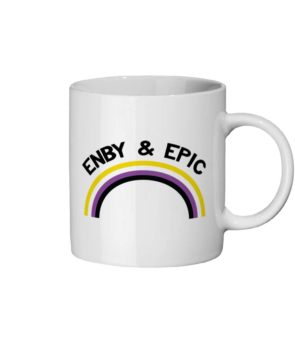 Non Binary Pride Coffee Mug LGBT Gift Genderqueer Mug - Etsy