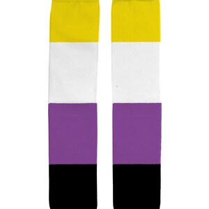 Non Binary Pride Flag Socks - Etsy