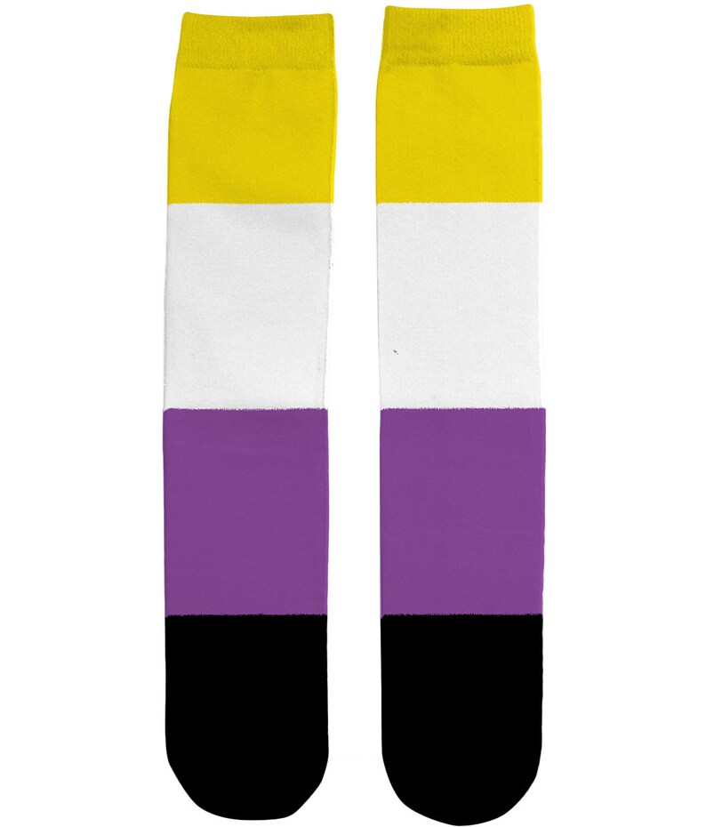 Non Binary Pride Flag Socks - Etsy