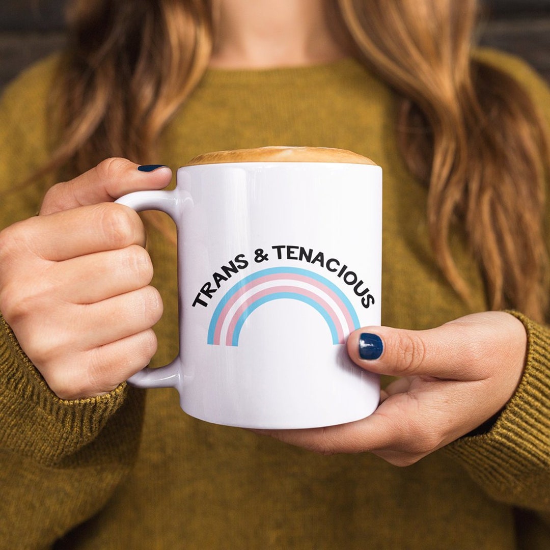 Transgender Coffee Mug Trans Pride Mug Trans Flag - Etsy