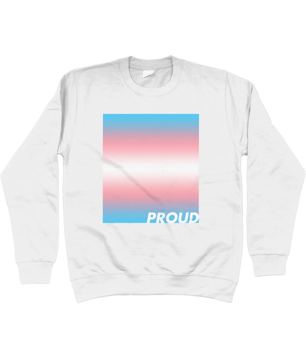 Trans Sweatshirt Trans Pride Flag Transgender Clothing | Etsy
