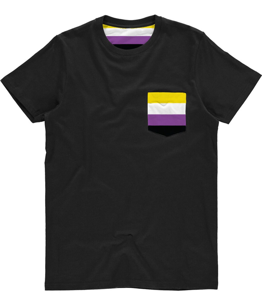 Non Binary Shirt | Non Binary Pride Flag T Shirt | Queer Pride Shirt ...