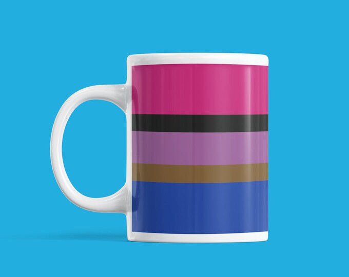 Bisexual Pride Mug Lgbt Coffee Mug Bi Pride Bisexuality Etsy