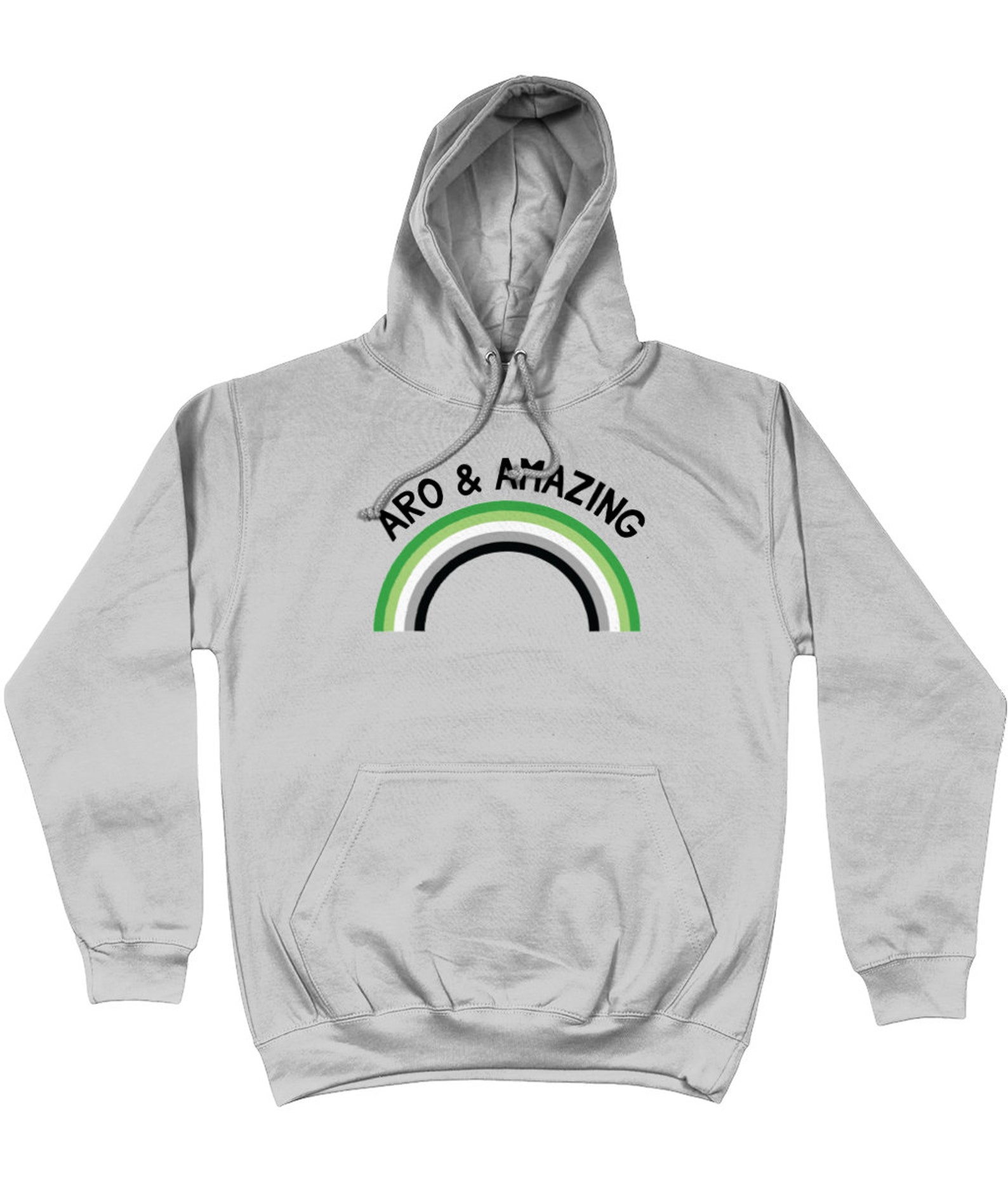 Aromantic Pride Hoodie | Aro & Amazing LGBT Flag Apparel - Etsy