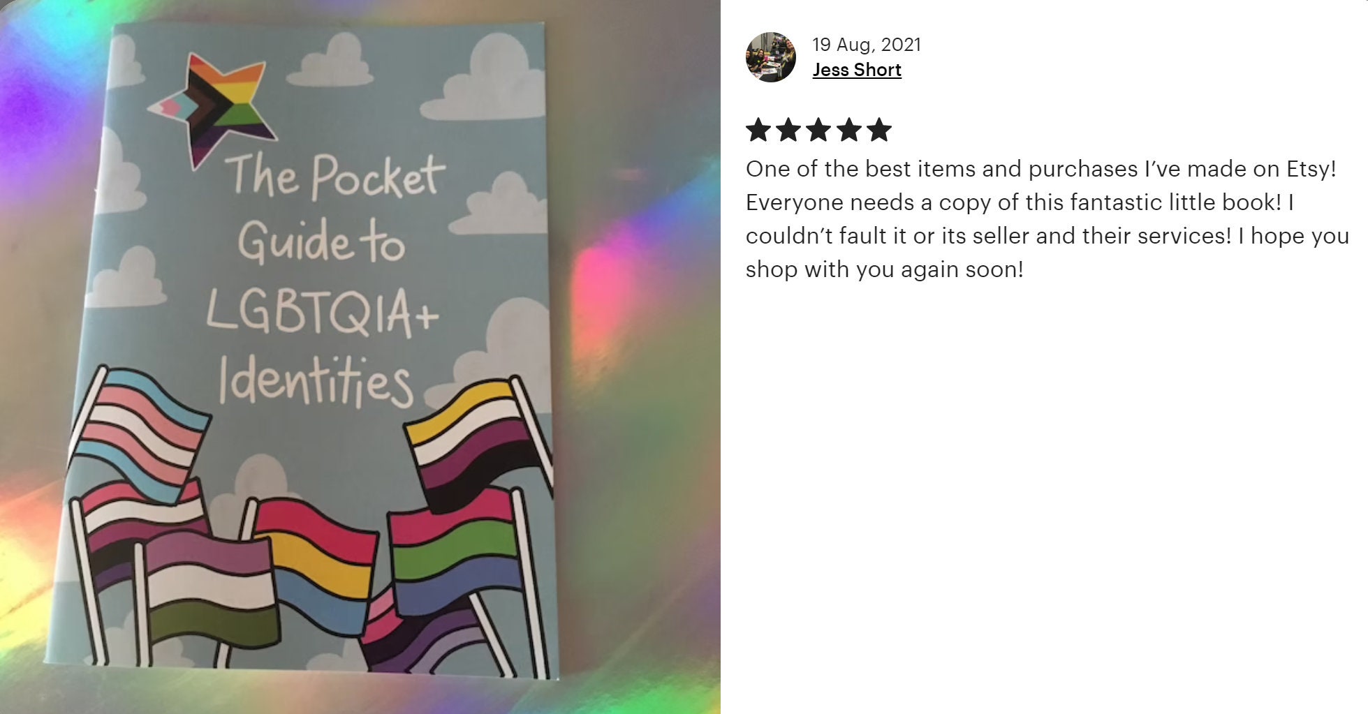 Pocket Guide To Lgbtqia Identities Queer Pride Zine Book Etsy Uk