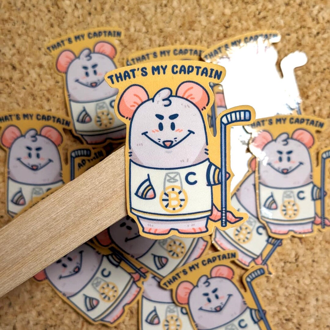 That's My Captain - Sticker - Etsy