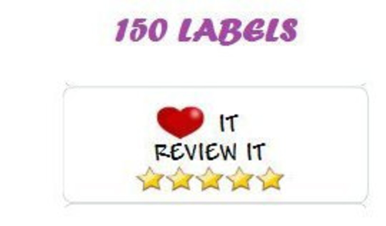 150 Review Stickers Review Labels Shop Labels Shop Stickers | Etsy