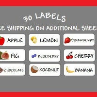 Flavor Labels Shop Labels Baking Supplies Candle Supplies Food Stickers ...