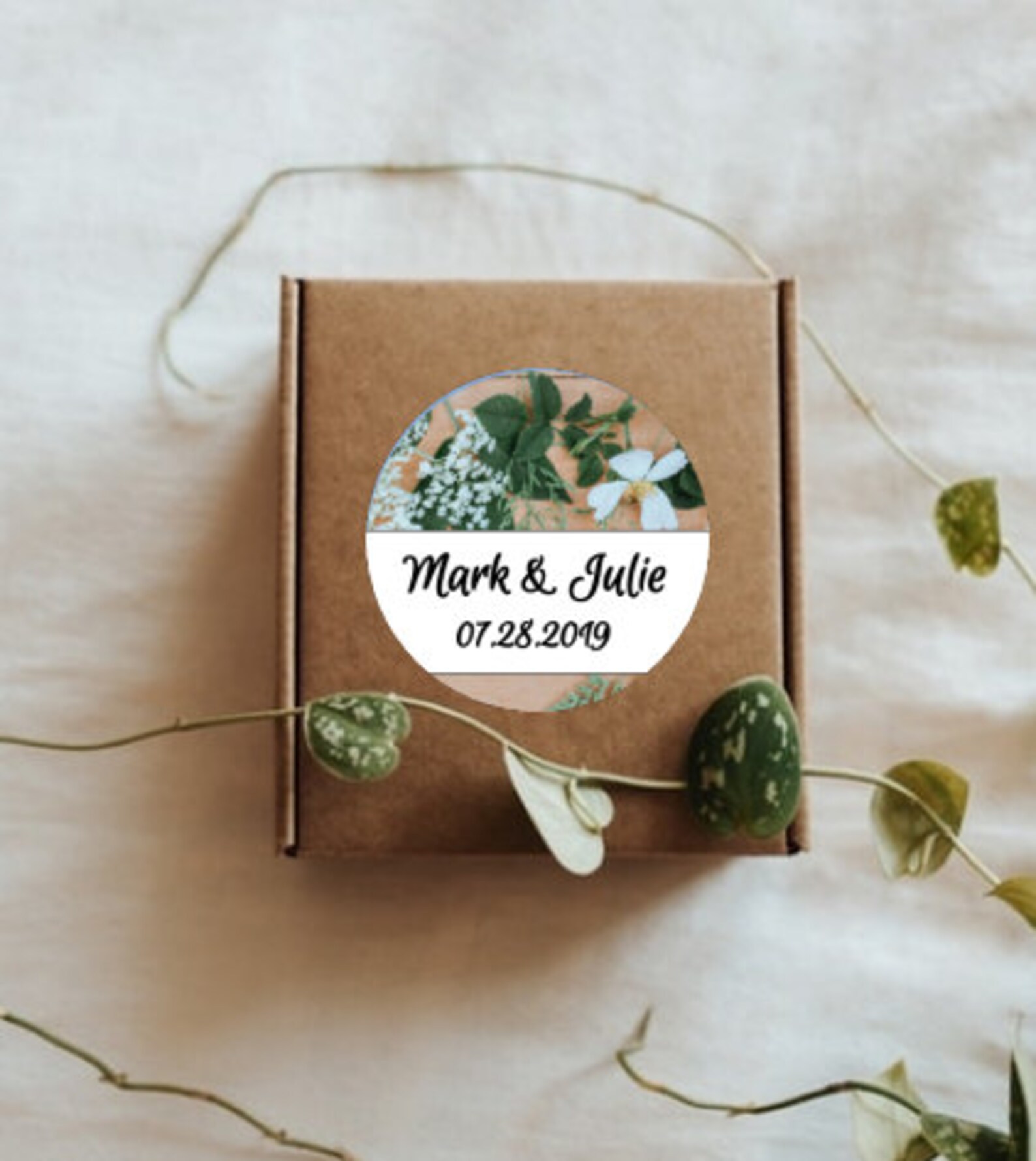 Greenery Wedding theme stickers Greenery personalized stickers | Etsy