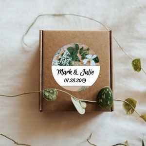 Greenery Wedding Theme Stickers Greenery Personalized Stickers - Etsy