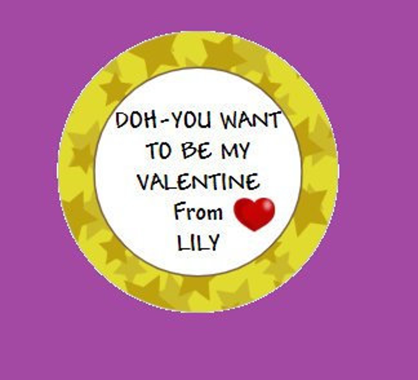 Play-doh Label Sticker Personalized Custom Valentines Day - Etsy