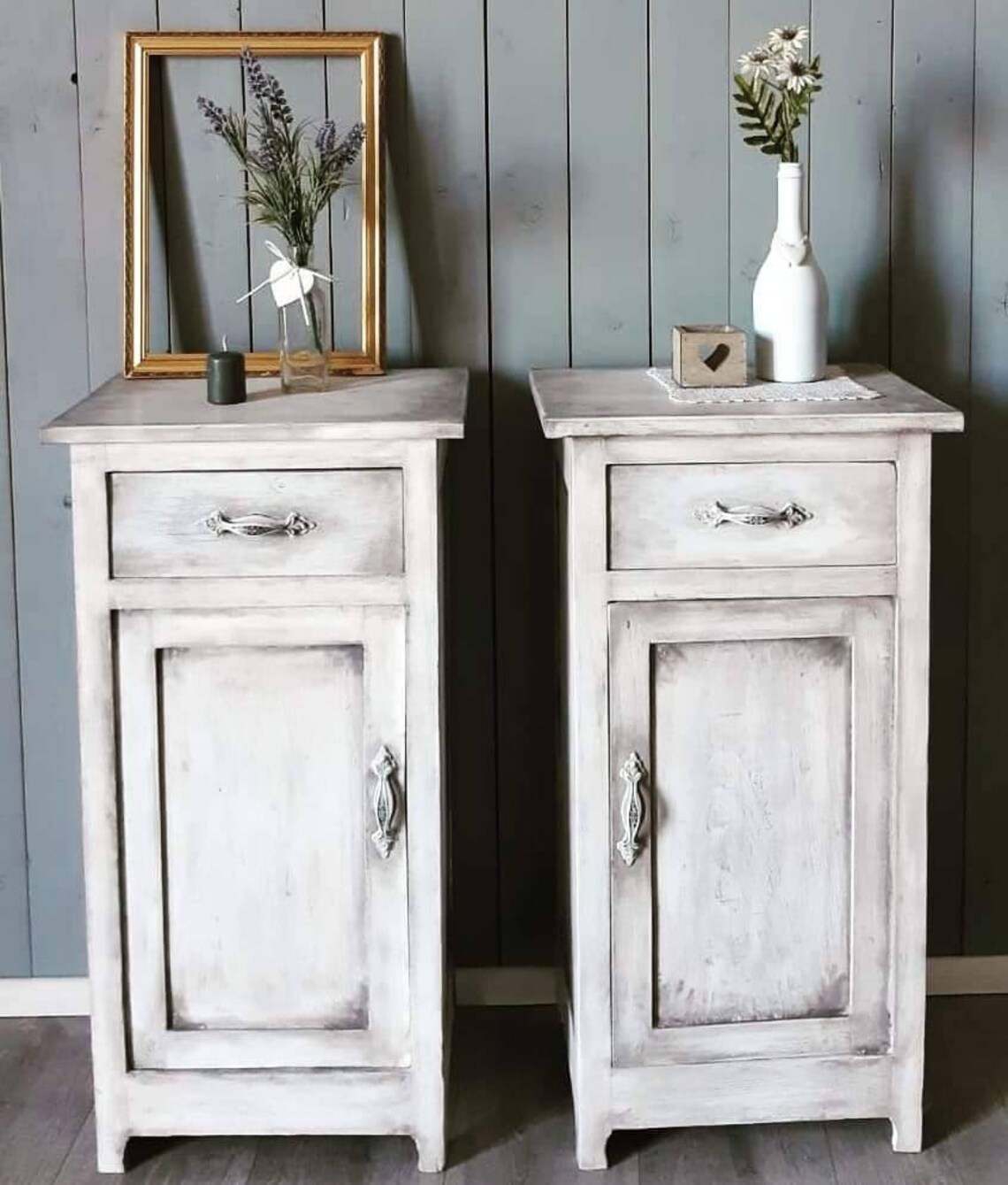 Comodini Shabby Chic | Etsy