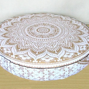 New 35 Large Round Cushion Cover Decorative Pillows Covers Multi Color ...