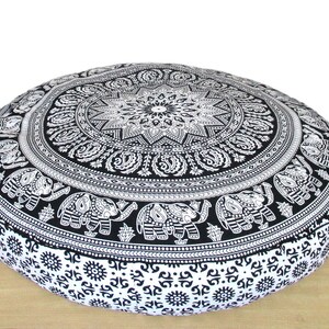 New 35 Large Round Cushion Cover Decorative Pillows Covers Multi Color ...