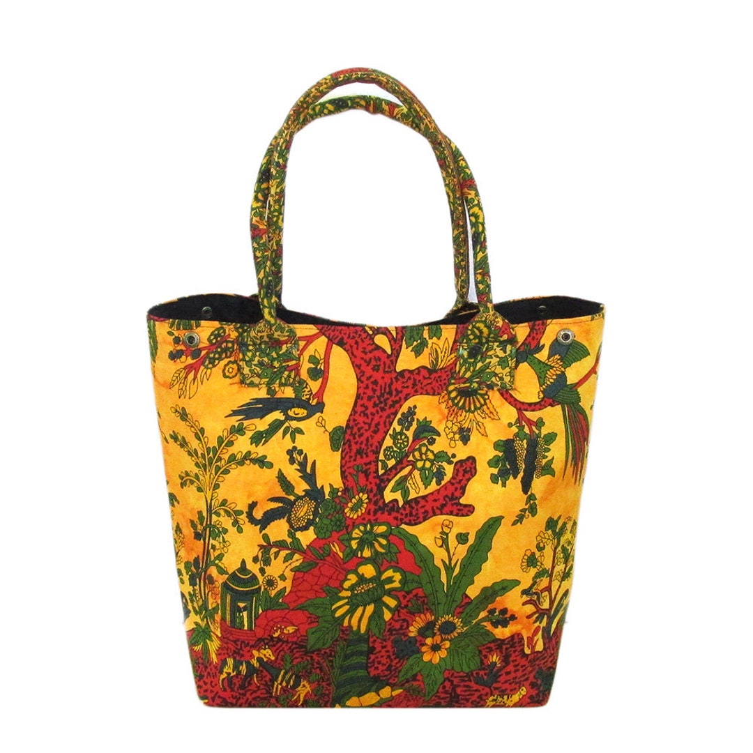 Indian Mandala Handbag Shoulder Shopping Hippie Bags Throw Cotton Women ...