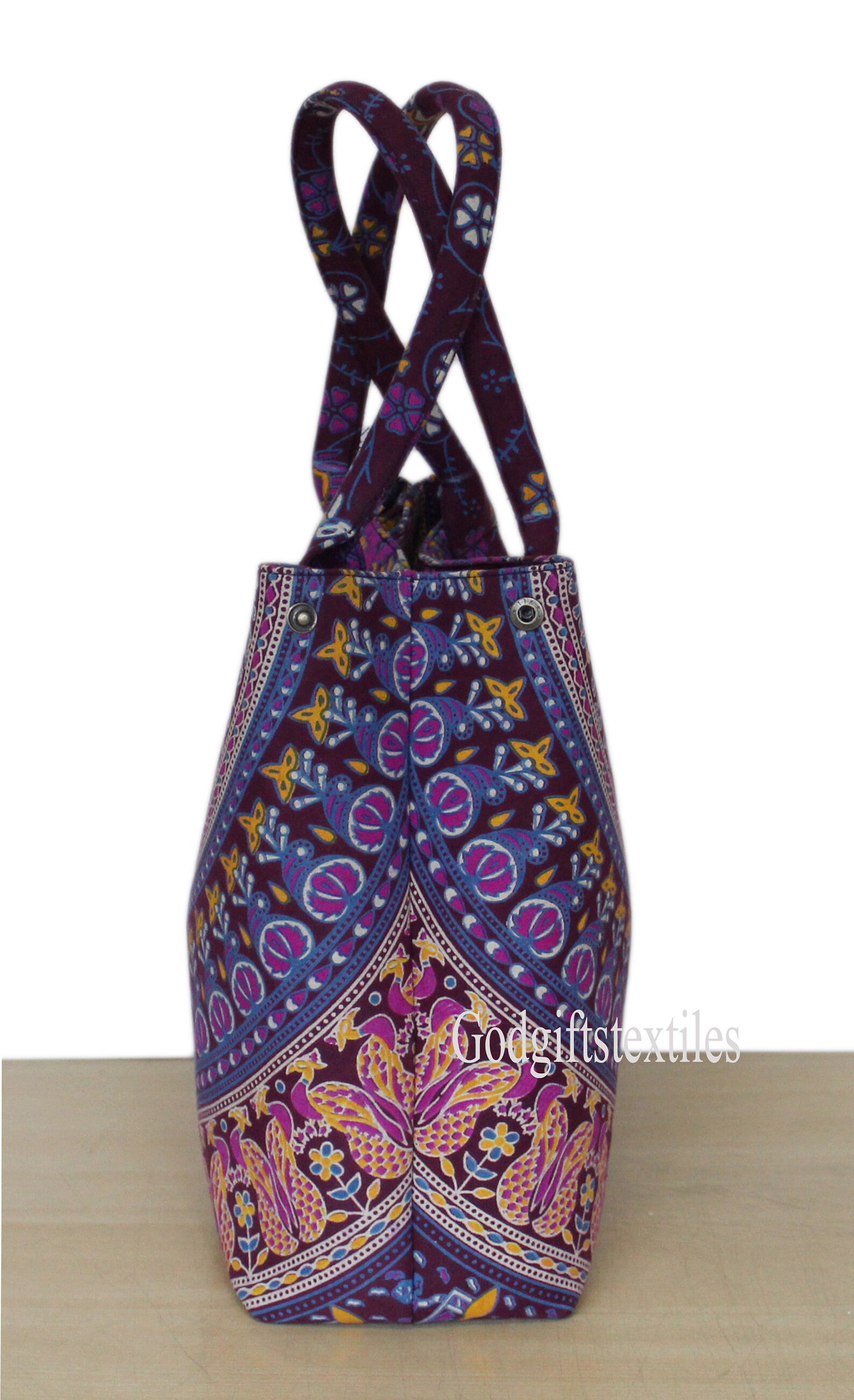 Cotton Floral Handmade Women Shopping Purse Hippie Woman - Etsy