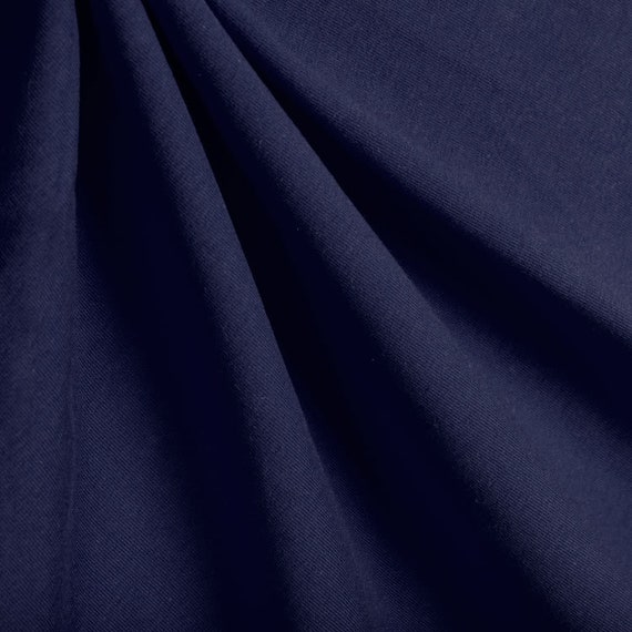 100% Cotton Navy Blue Plain Fabric Indian Natural Light Weight | Etsy