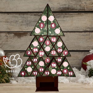 Advent Calendar Tree SVG File, Plotter File, SVG Cutting File ...