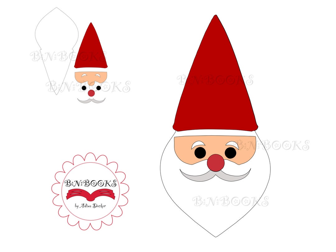 Santa Claus Christmas Cutting File for Cutting Machines Laser - Etsy