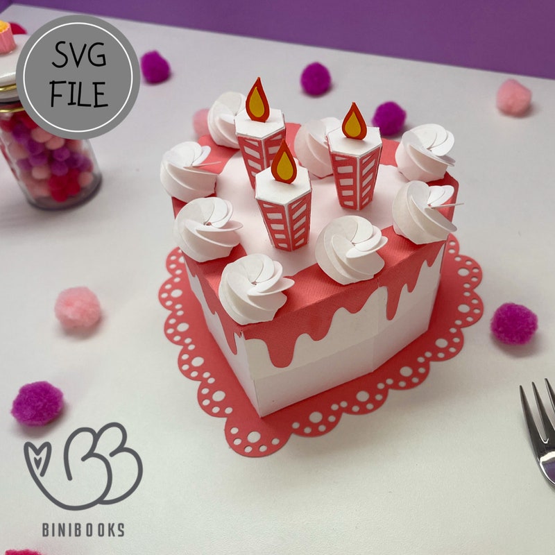 Cake Box Svg - Etsy
