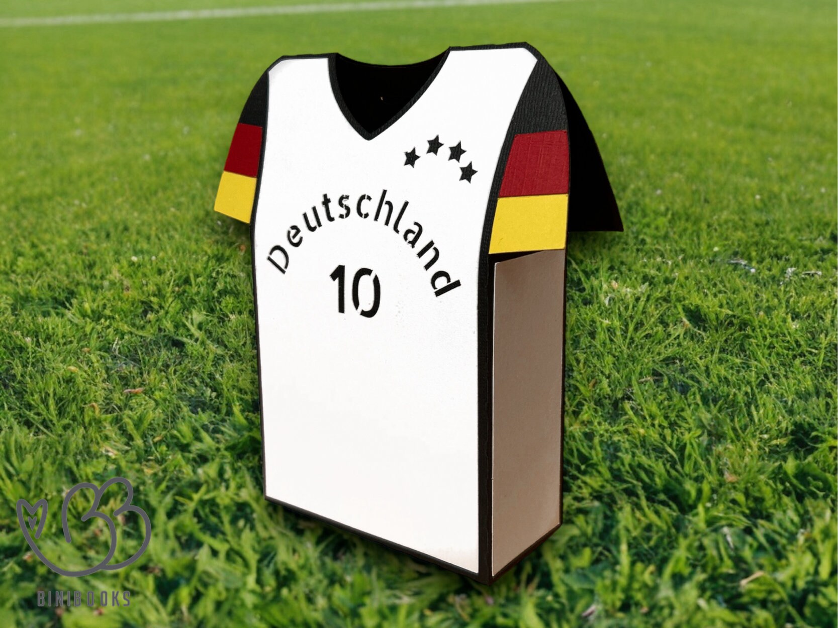 3D Germany Jersey Gift Box SVG File, Football Fans, Plotter File for ...