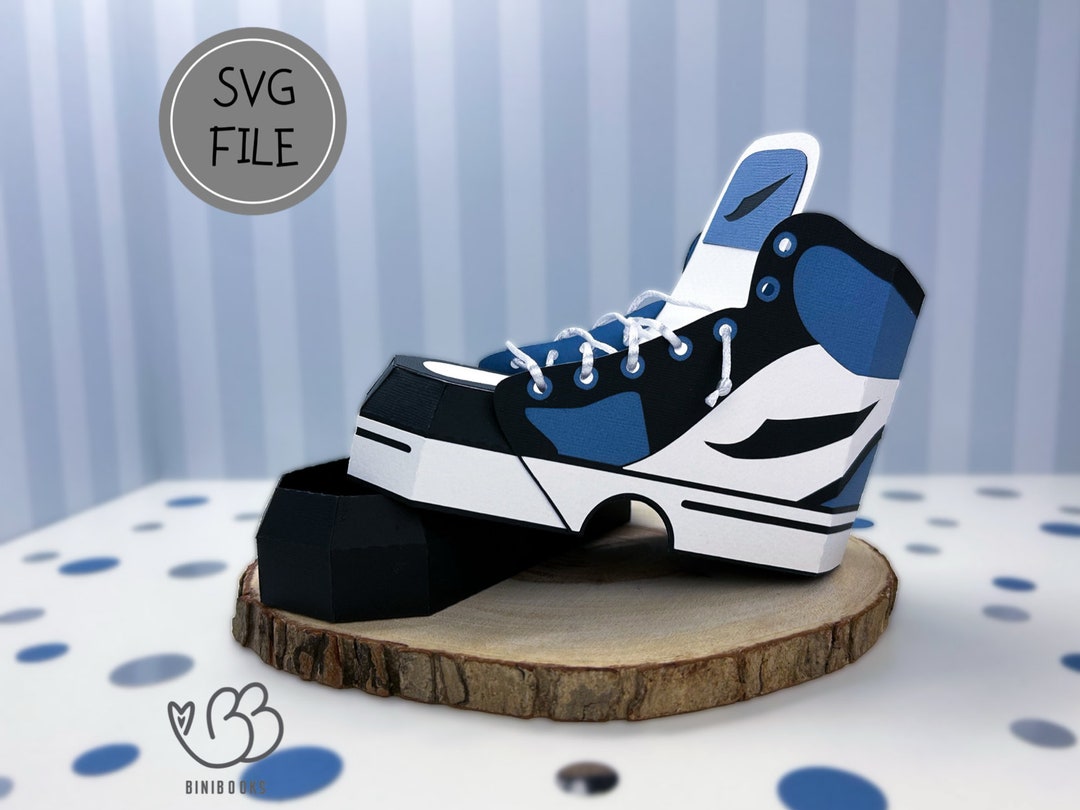 3D Sneaker Gift Box SVG + PDF File, Cutting File for Cutting Machines ...