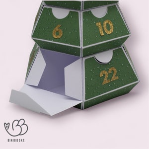 SVG Advent Calendar Christmas Tree Including Video Instructions Plotter ...