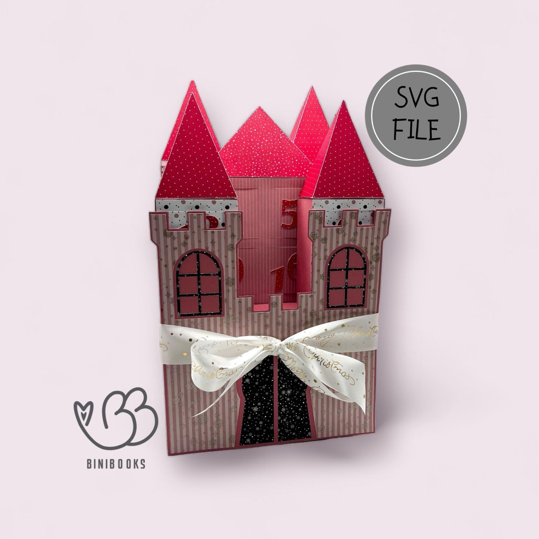 SVG Advent Calendar Castle Incl. Video Instructions Plotter File ...