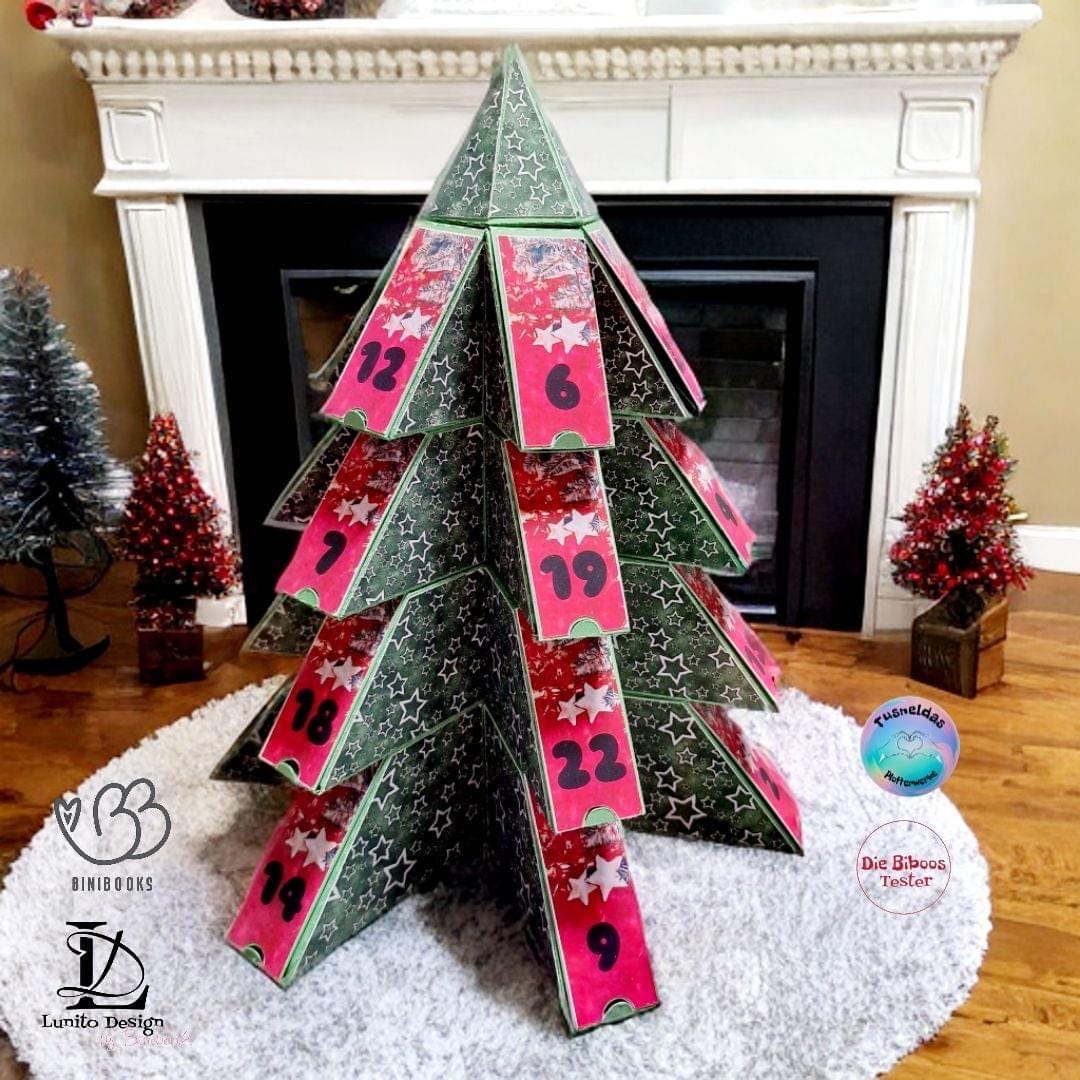 Advent Calendar Christmas Tree SVG File, Plotter File, SVG Cutting File ...