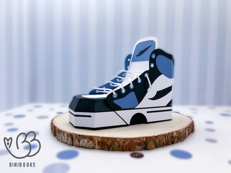 3D Sneaker Gift Box SVG + PDF File, Cutting File for Cutting Machines ...