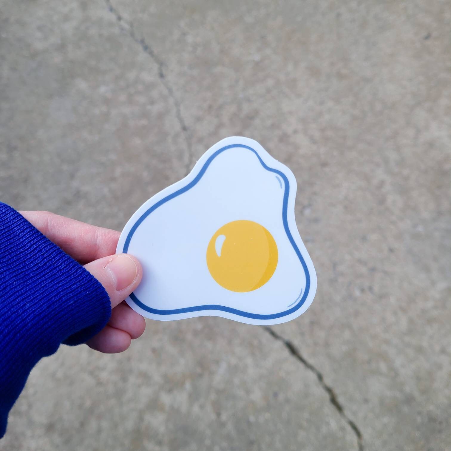 Egg Logo Sticker | Etsy