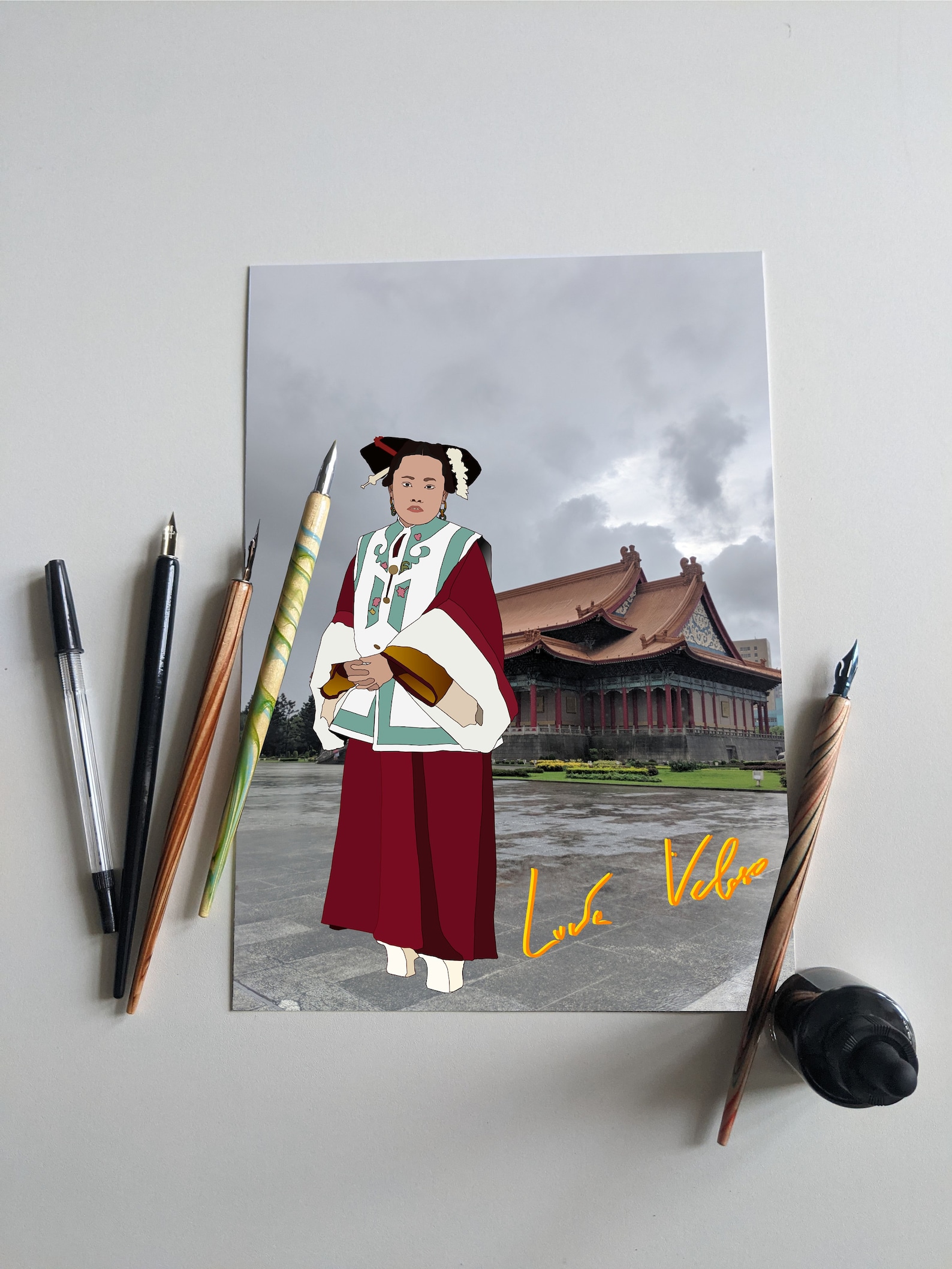 The Manchu Girl giclee Print A4 - Etsy
