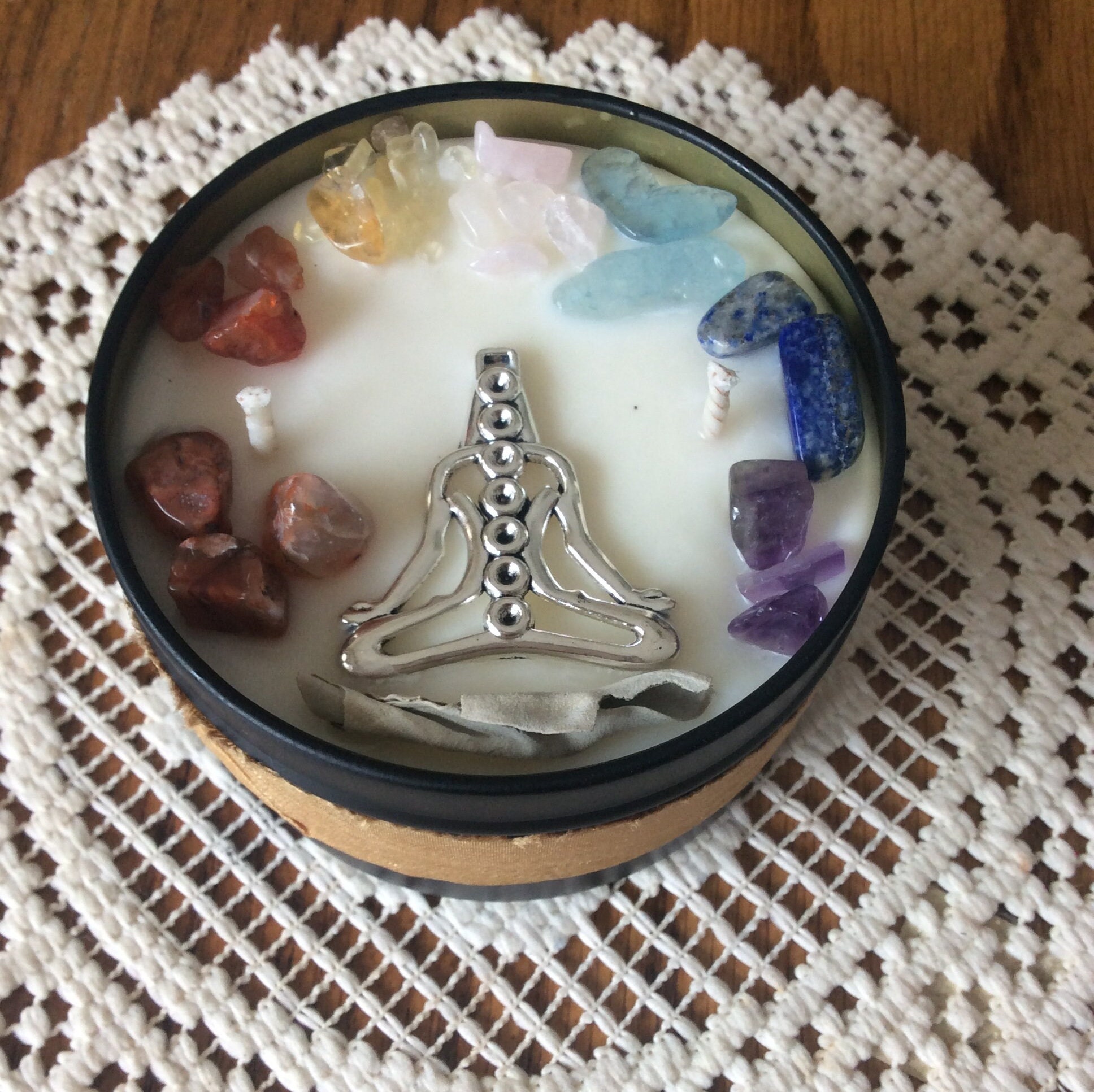 7 Chakras Candle Meditation Candle Yoga Candle Chakra - Etsy