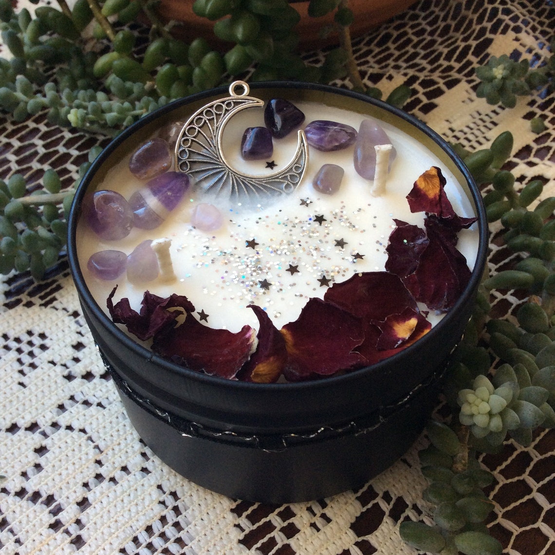 Moon Magic/moon Candle/intention Candle/witchy Candle/ritual | Etsy
