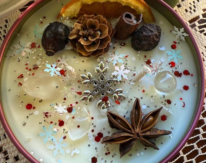 Yule Candle/holiday Candle/wheel of the Year/ritual Candle/winter ...