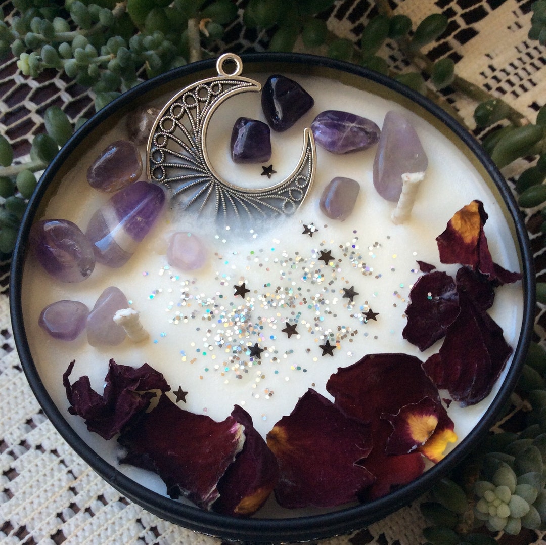 Moon Magic/moon Candle/intention Candle/witchy Candle/ritual Candle ...