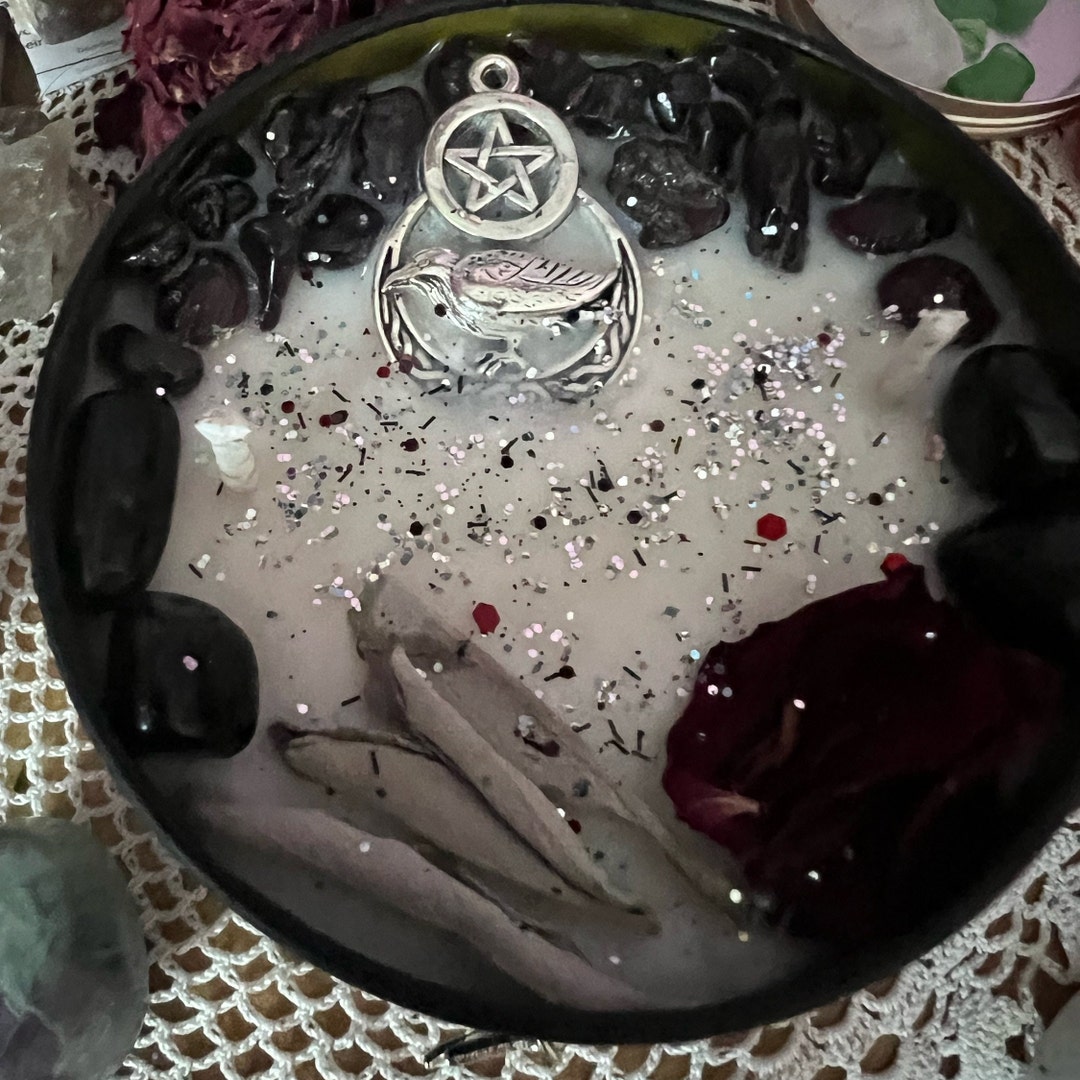 Crow Magic/witchy Candles/witchy Gifts/crow Spirit/crow Totem/spell ...