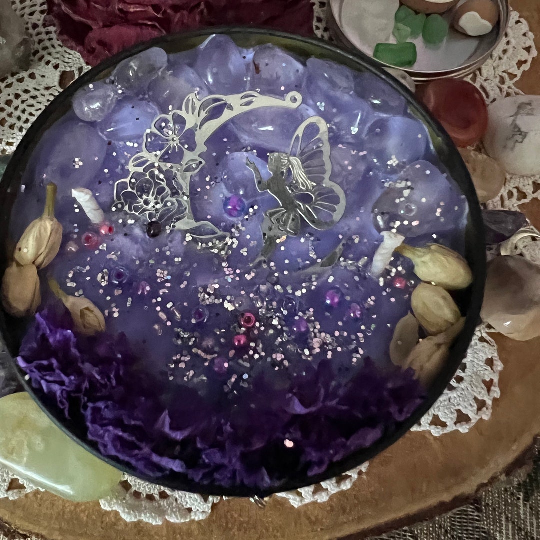 Celestial Fairy/fairy Candle/intention Candle/moon Magic/divine ...