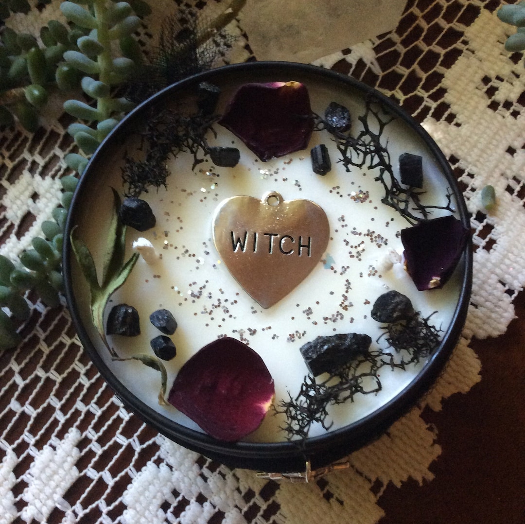 The Witch/witchy Candle/witchy Woman/spell Candle/ritual Candle/autumn ...